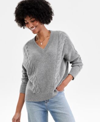 Click here for Charter Club Womens 100 Cashmere Placed Cable Knit... prices