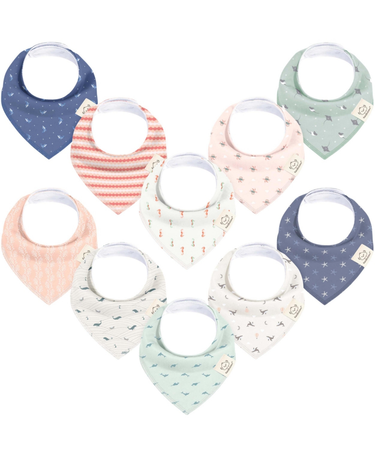 Click here for KeaBabies 10pk Baby Bandana Bibs  Cotton Baby Droo... prices