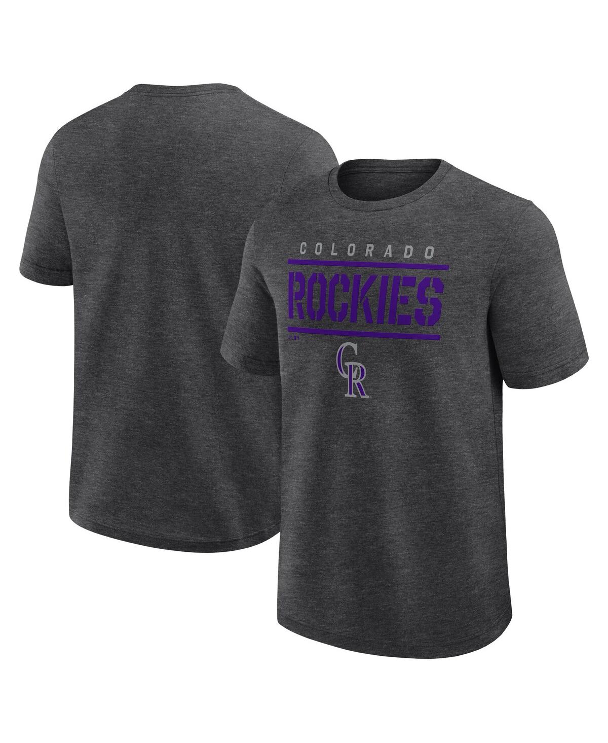 Click here for Fanatics Mens Heather Charcoal Colorado Rockies To... prices