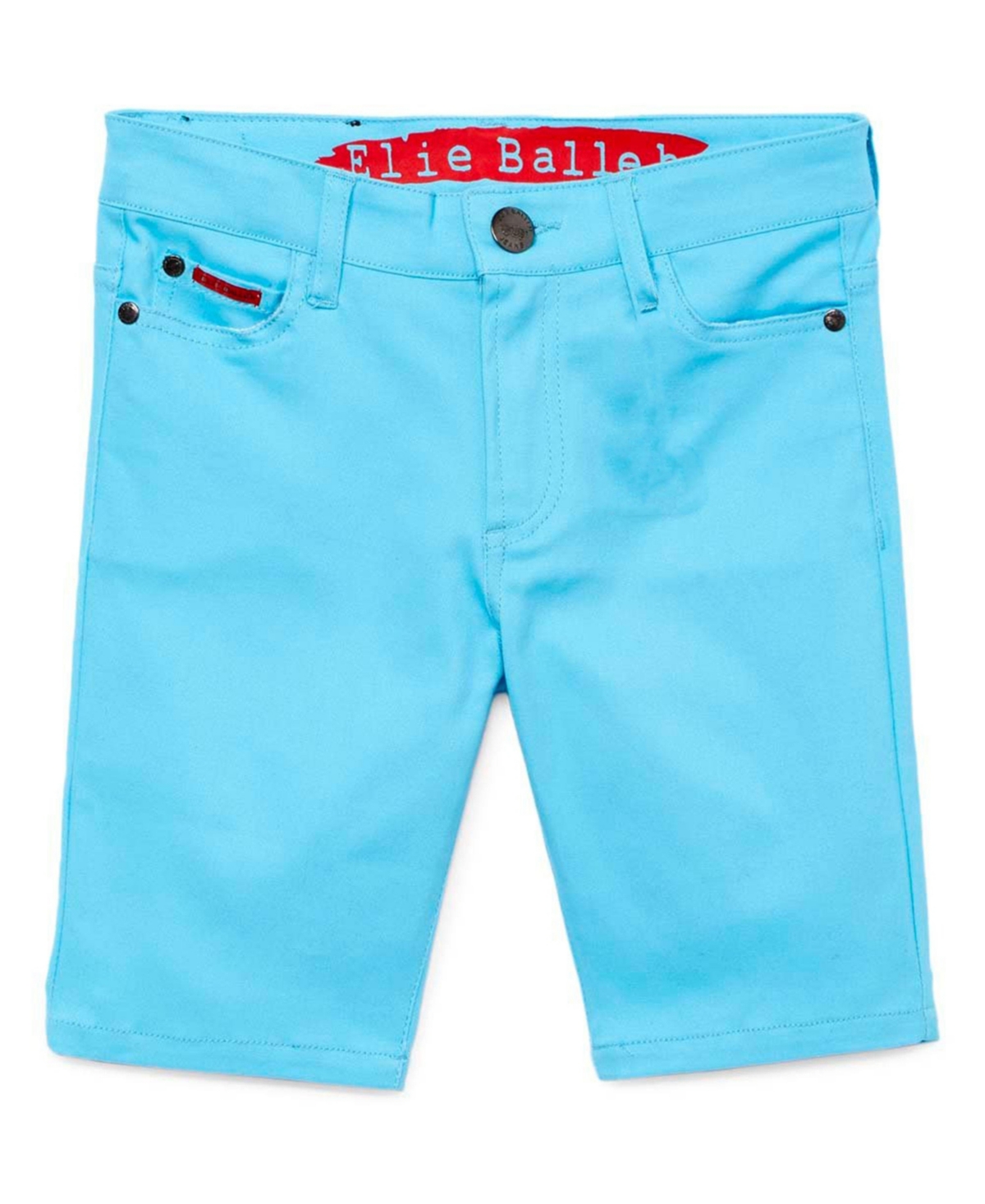 Click here for Elie Balleh Big Boys Aqua Cotton Twill Short - Aqu... prices
