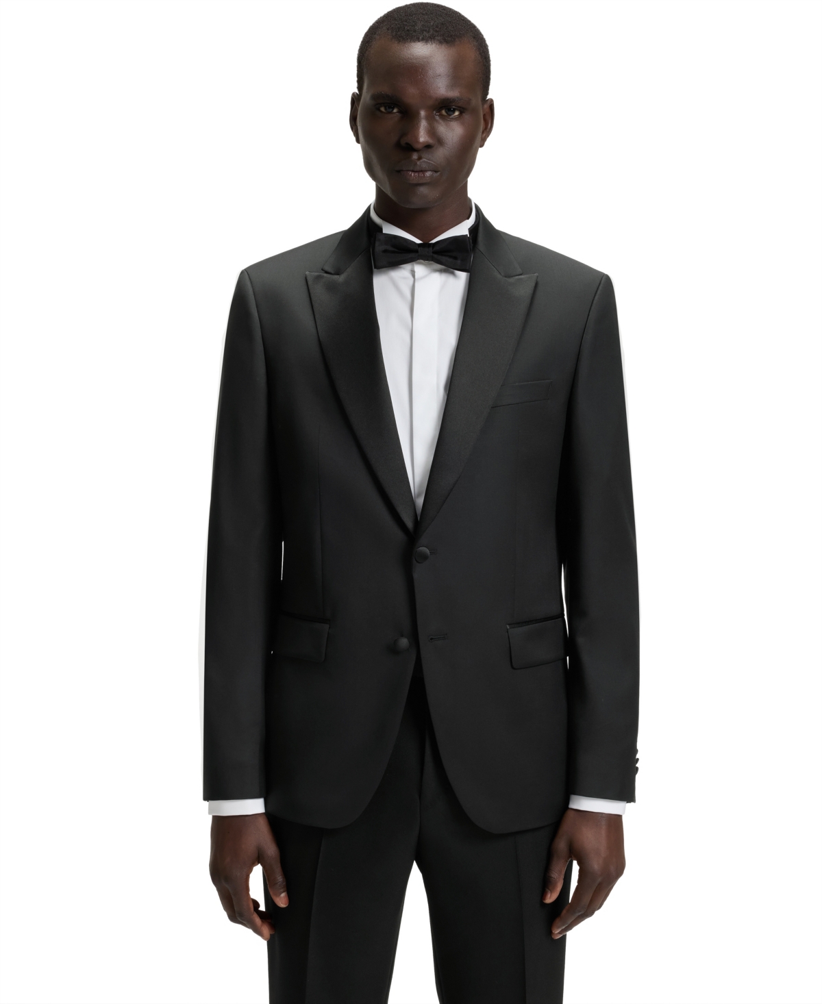 Click here for Boss by Hugo Boss Mens Slim-Fit Tuxedo Suit Jacket... prices