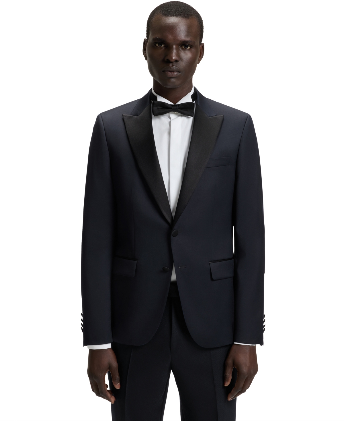 Click here for Boss by Hugo Boss Mens Slim-Fit Tuxedo Suit Jacket... prices