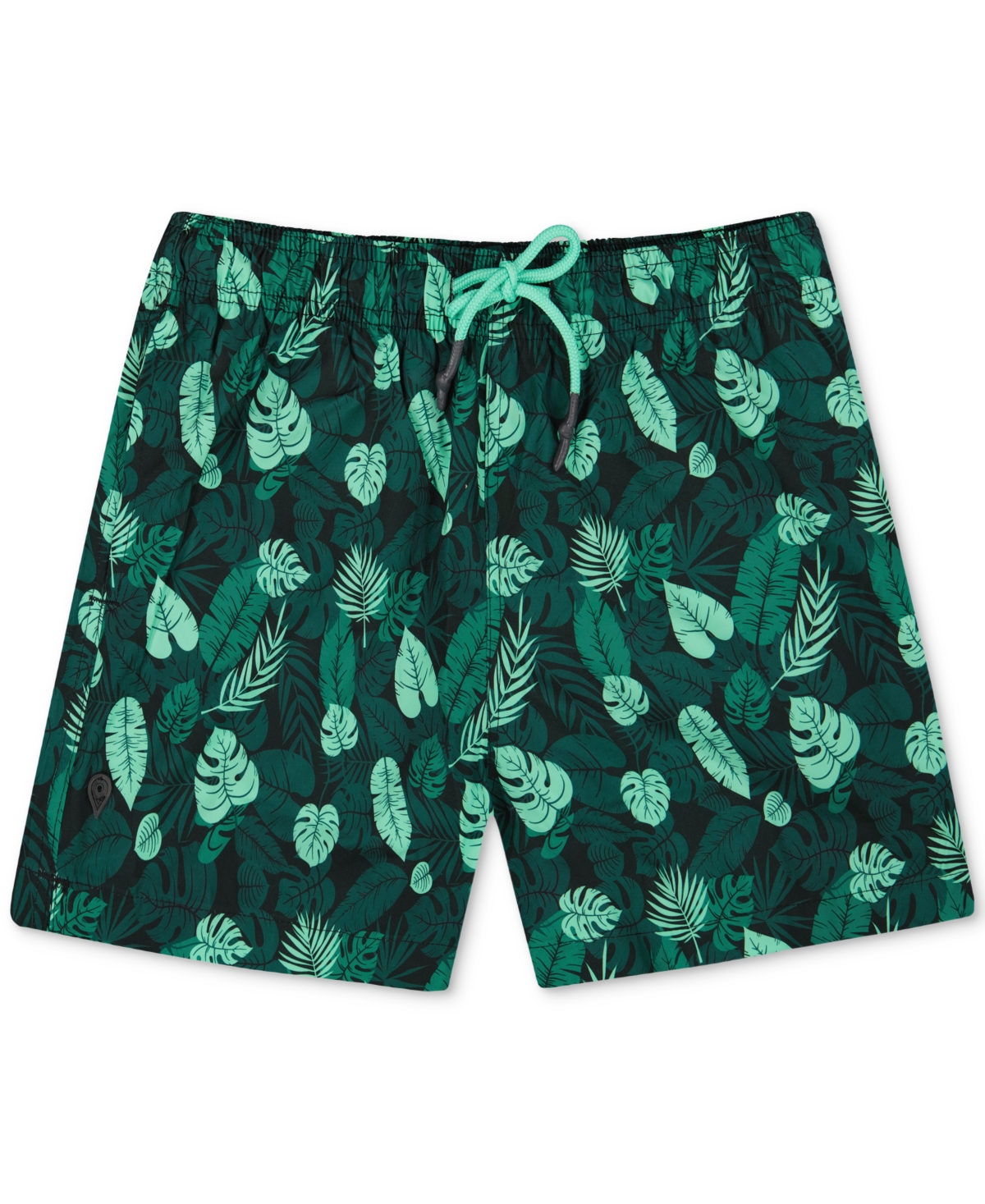 Click here for Sunset and Vines Mens Leaf-Pattern Woven Swim Trun... prices