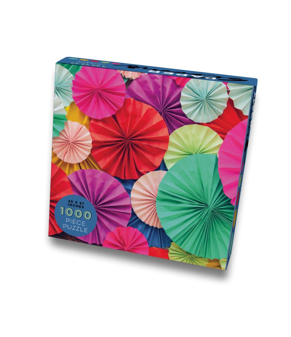 Click here for 1000 Piece Paper Blooms Jigsaw Puzzle - Multicolor prices