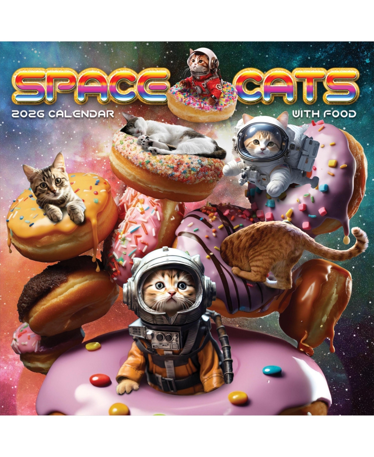 Click here for 2026 Space Cats Wall Calendar - Multicolor prices