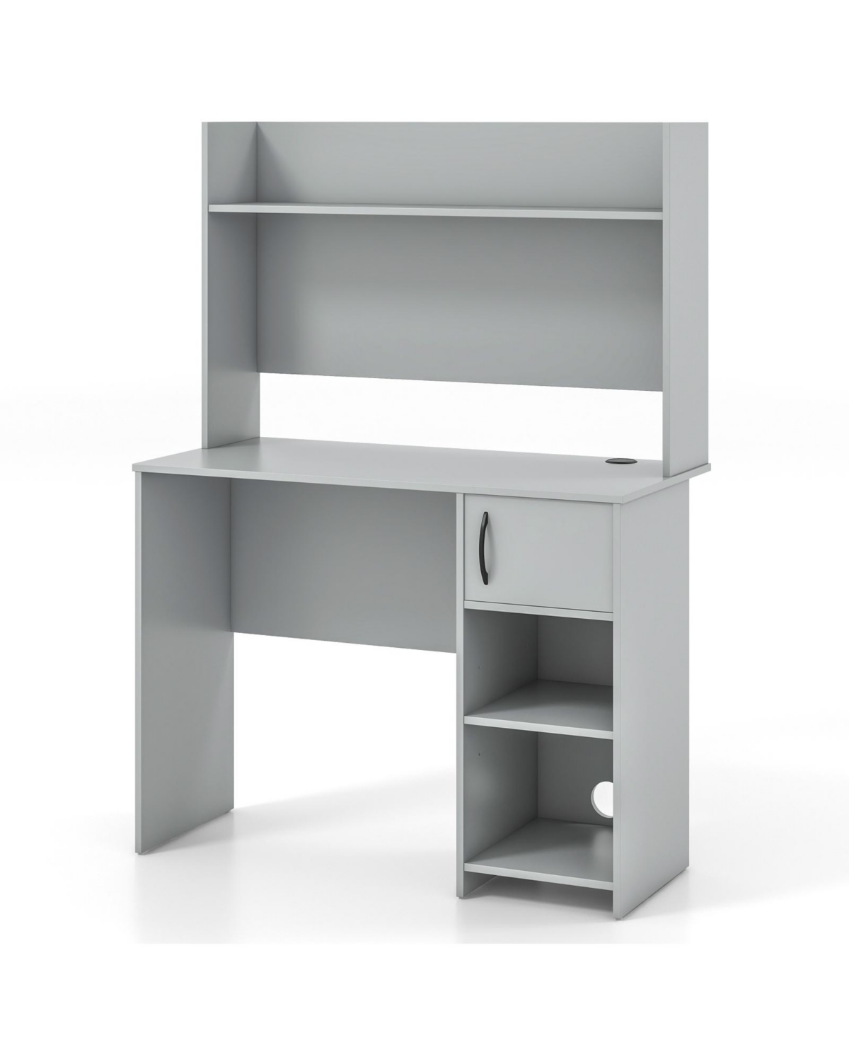 Click here for Home Office Desk with Raised Display Shelf and 2 O... prices