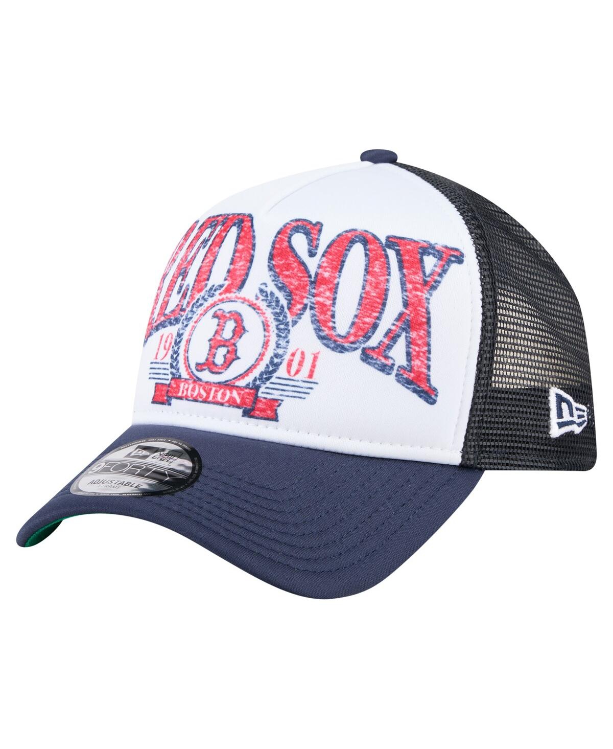 Click here for New Era Mens Navy Boston Red Sox Distressed 9FORTY... prices