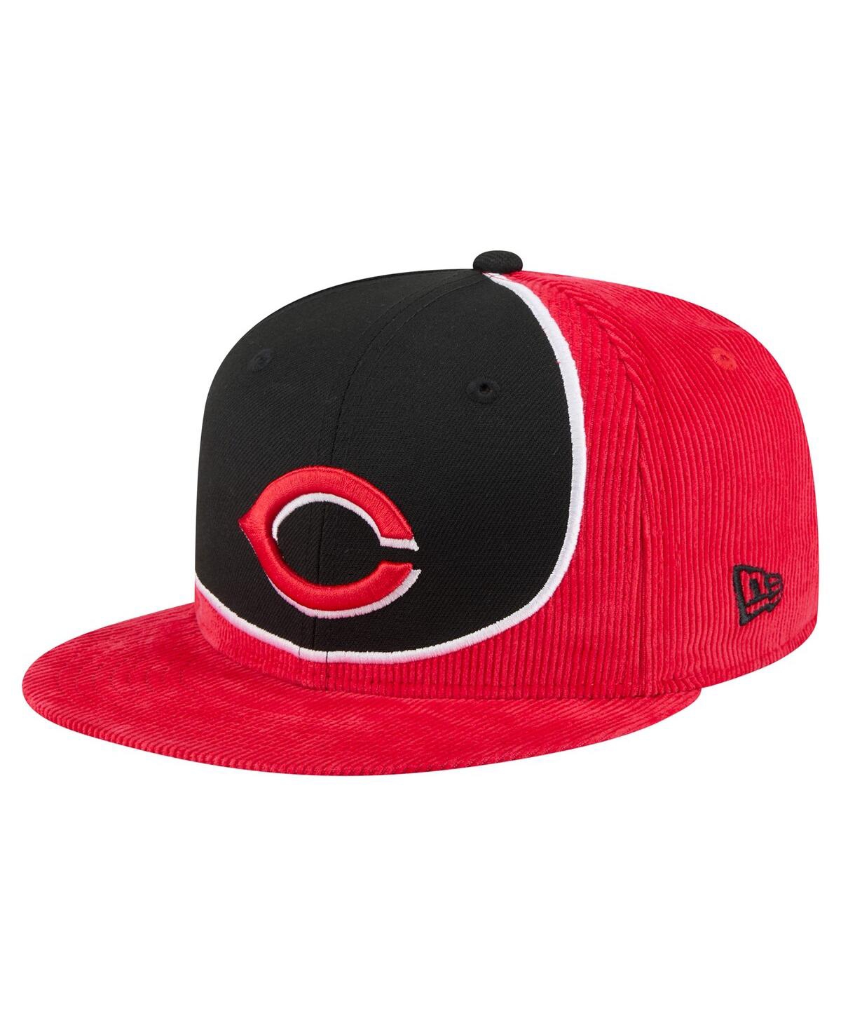 Click here for New Era Mens Red/Black Cincinnati Reds Retro Split... prices