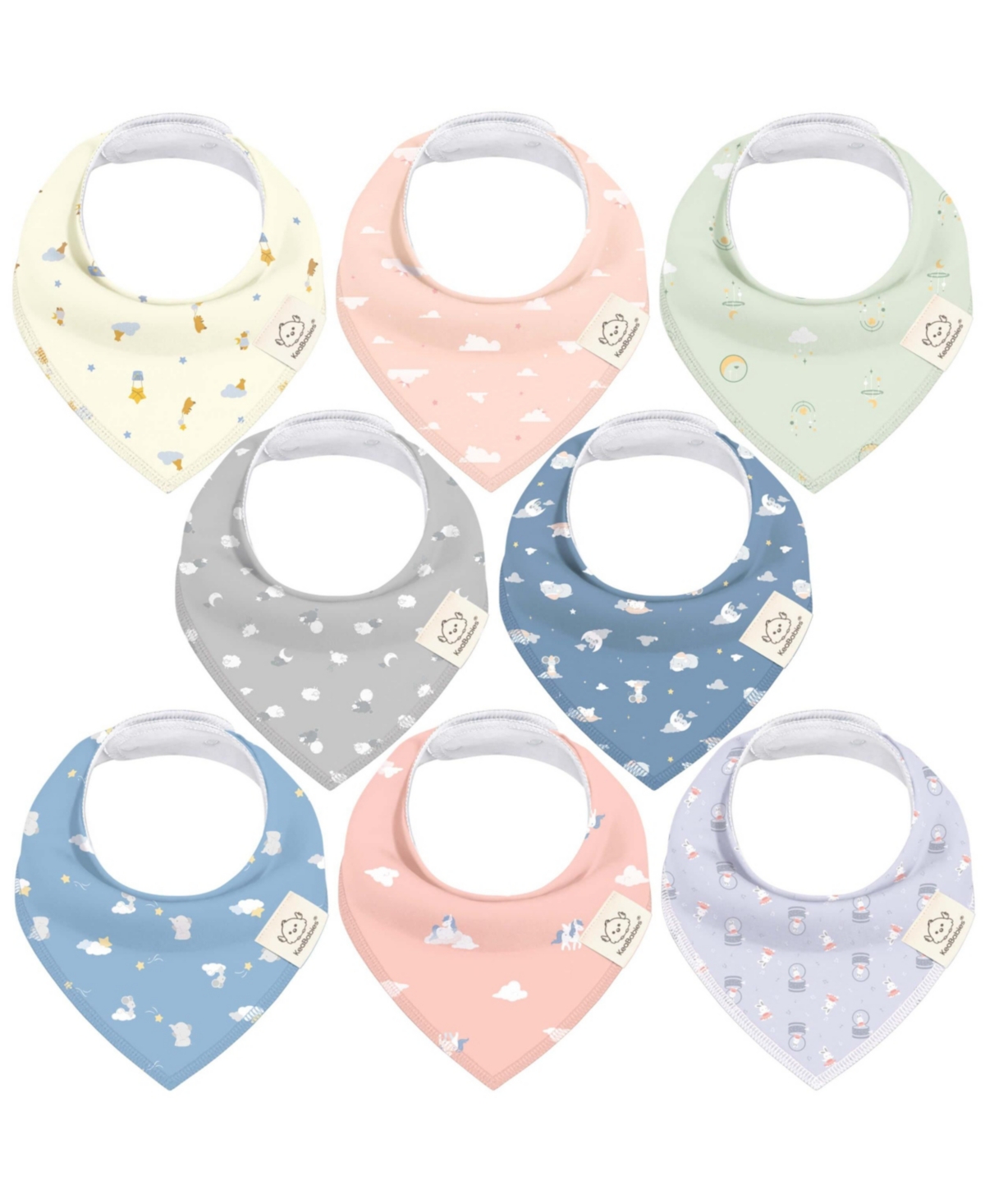 Click here for KeaBabies 8pk Baby Bandana Bibs  Baby Drool Bibs f... prices