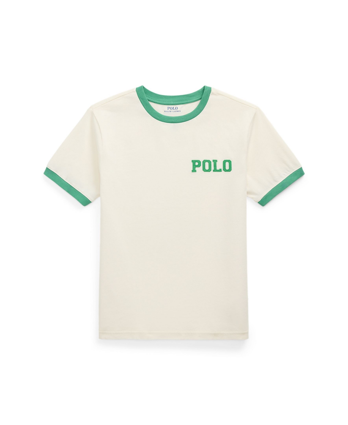 Click here for Polo Ralph Lauren Big Boys Logo Jersey Ringer T-Sh... prices