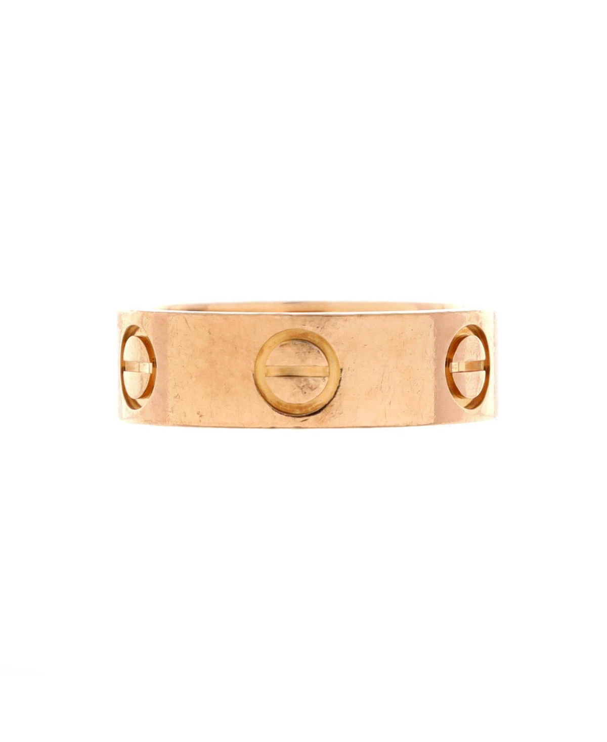 Click here for Pre-Owned Cartier Love Band Ring 18K Rose Gold - 1... prices