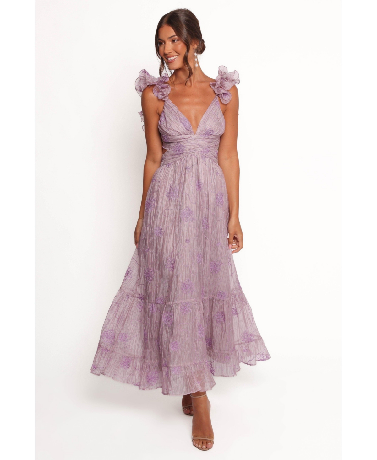 Click here for Petal and Pup Womens Harmony Maxi Dress - Purple prices