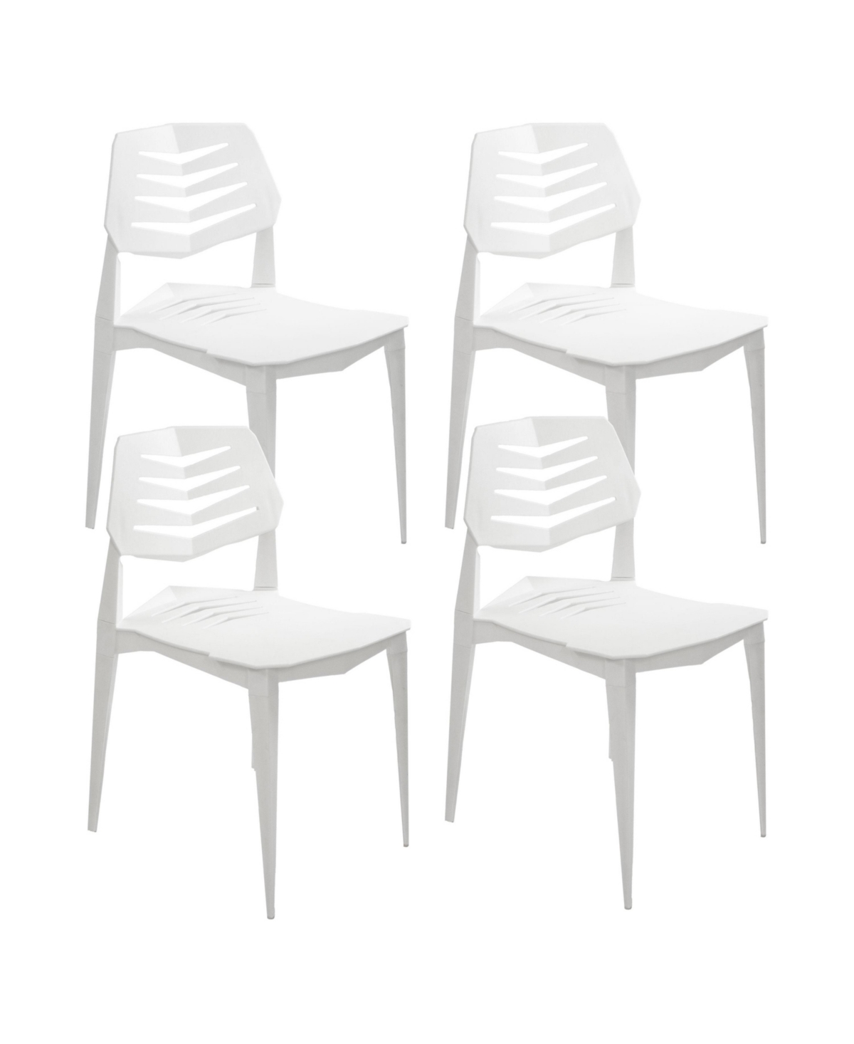 Click here for Sunnydaze Decor Indoor/Outdoor Plastic Dining Chai... prices