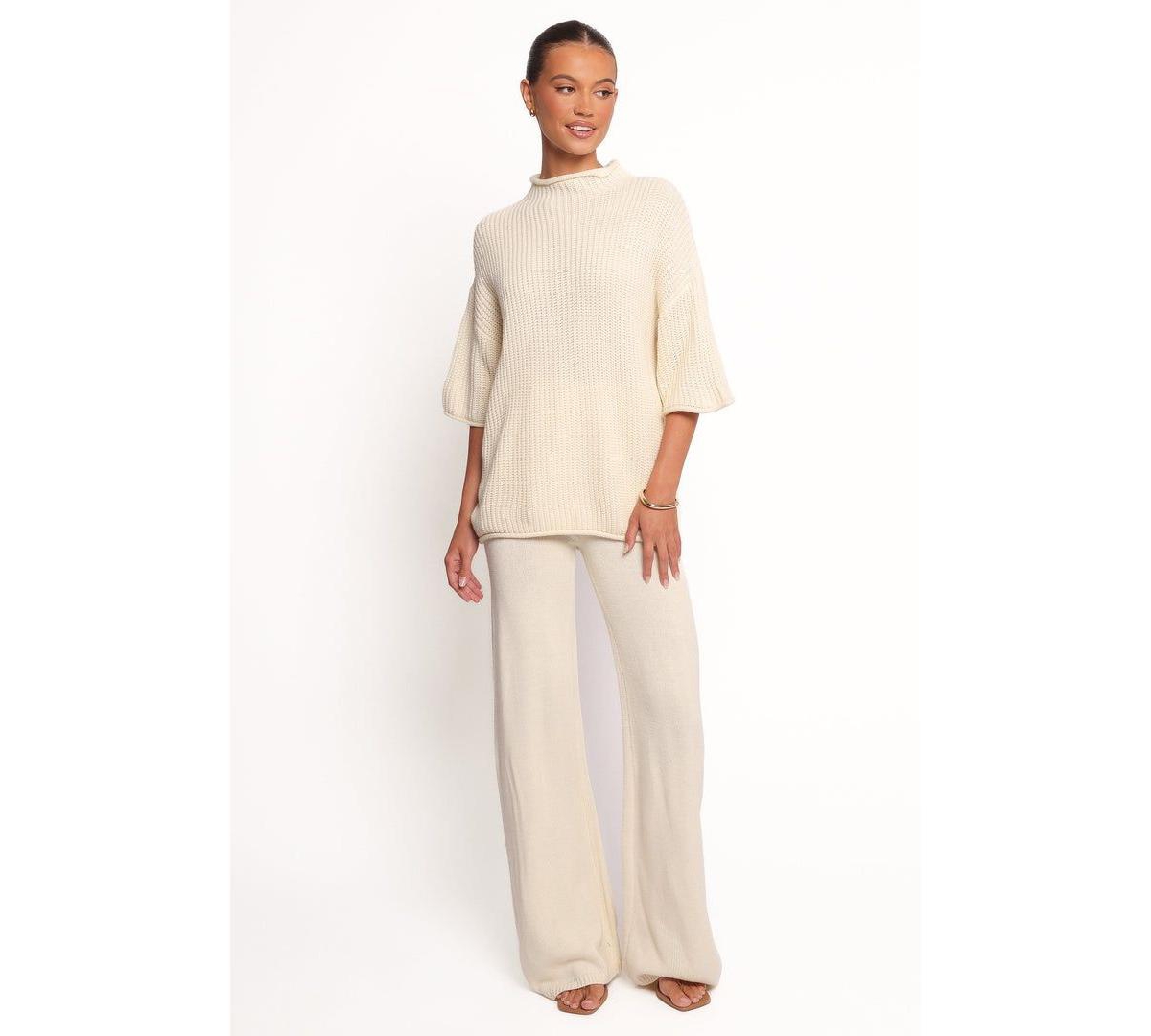Click here for Petal and Pup Womens Remii Knit Pant Set - Ivory prices