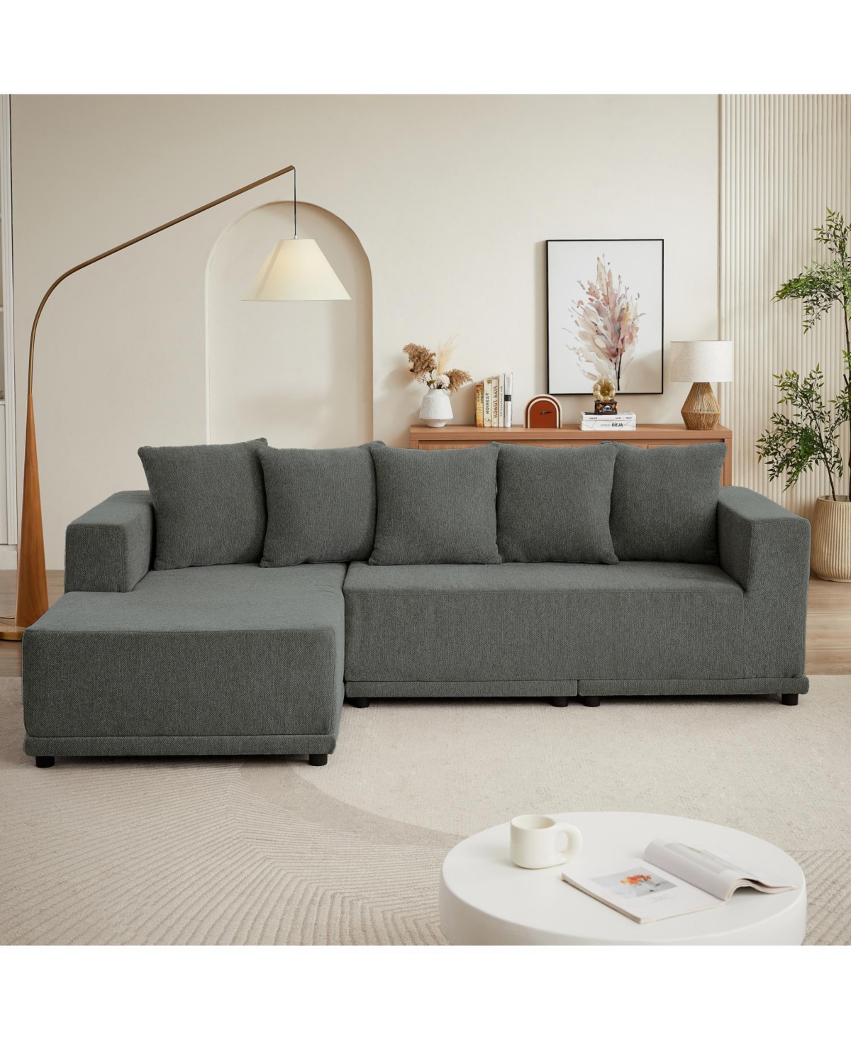 Click here for Streamdale Chenille Modular Sectional Sofa  Cloud... prices