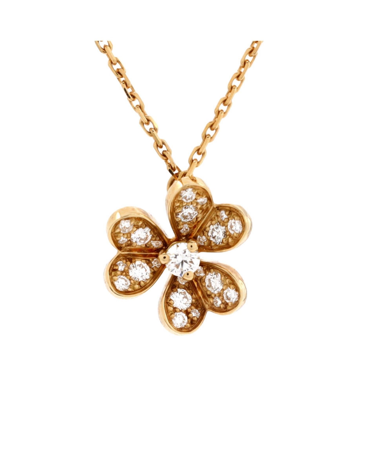 Click here for Pre-Owned Van Cleef & Arpels Mini Frivole Pendant... prices