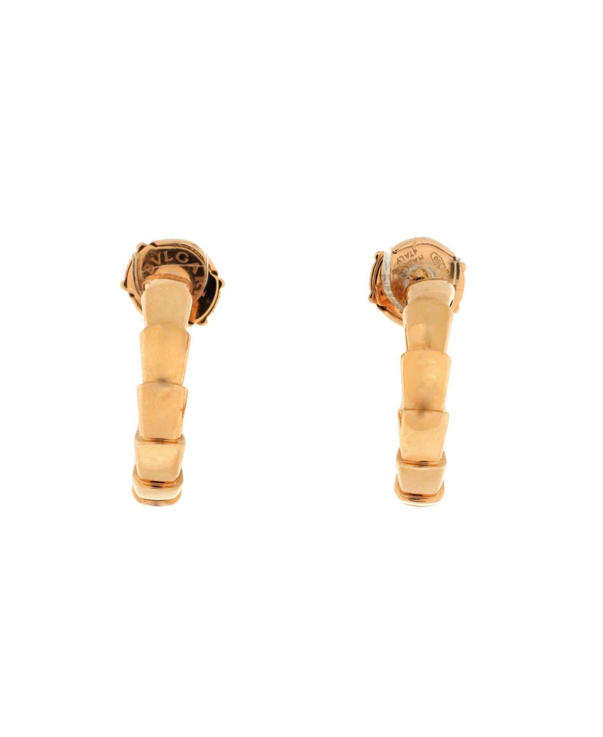 Click here for Pre-Owned Bvlgari Small Serpenti Viper Hoop Earrin... prices