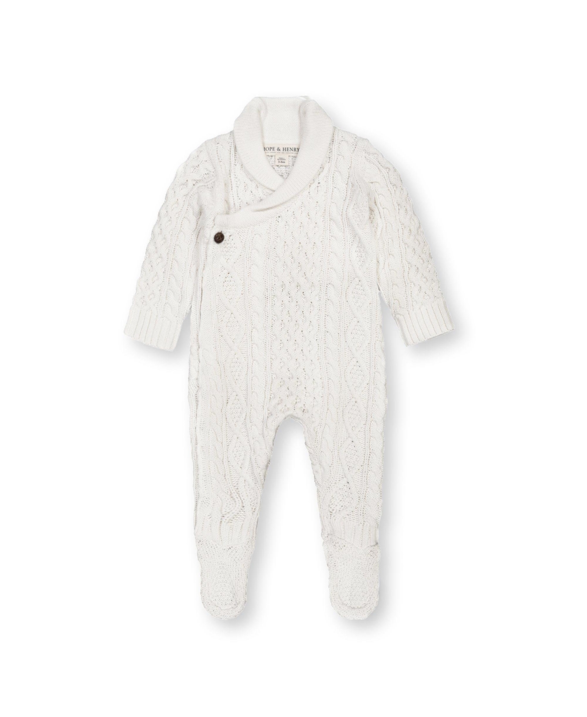 Click here for Hope & Henry Baby Long Sleeve Organic Shawl Collar... prices