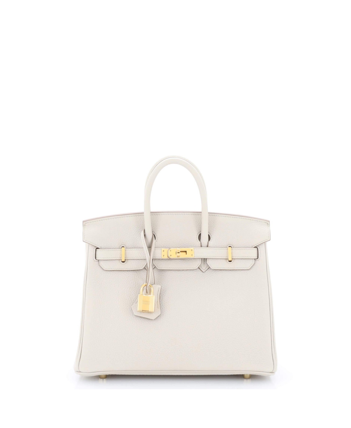 Click here for Pre-Owned Hermes Birkin 25 Handbag Light Togo with... prices