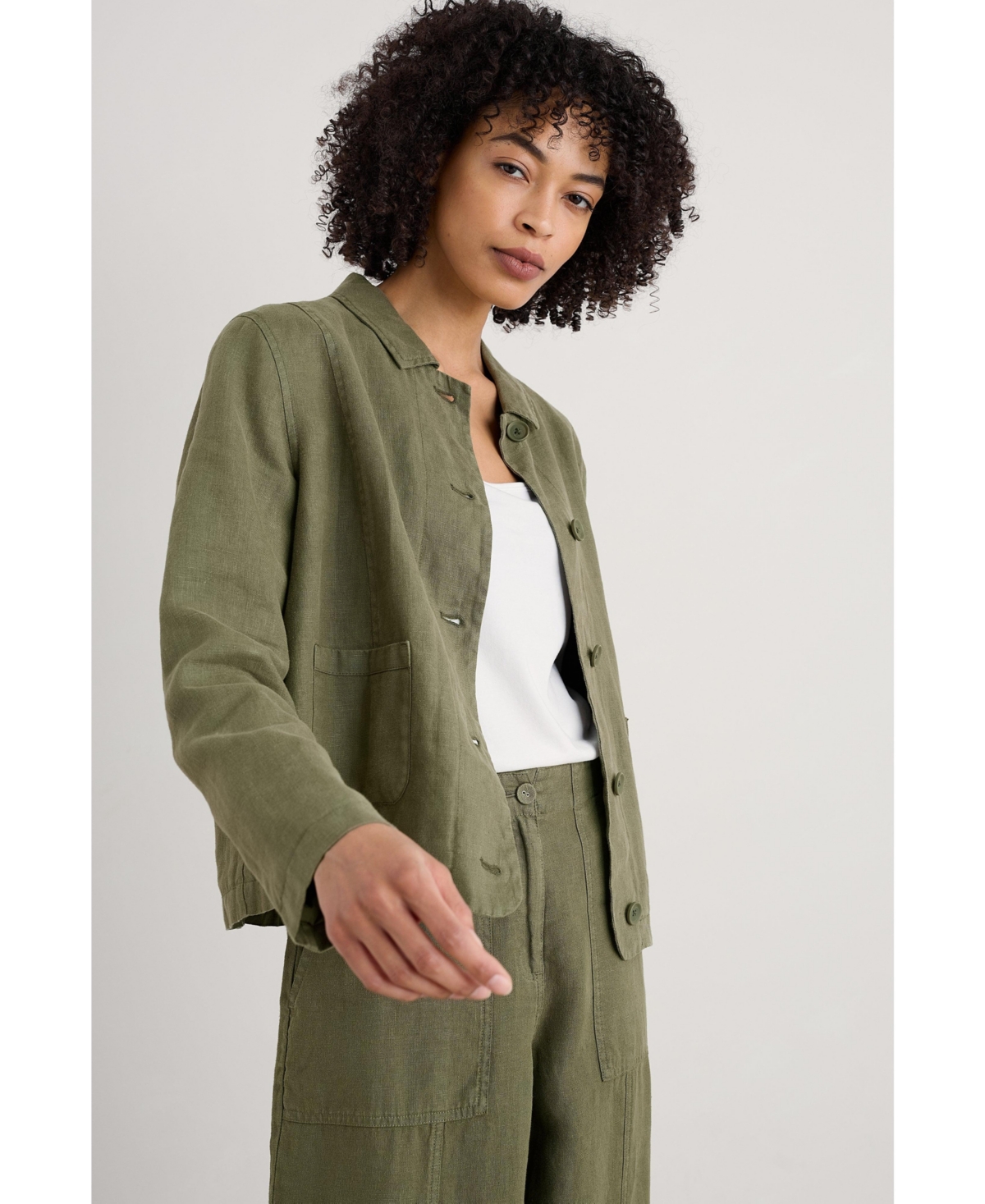 Click here for Seasalt Cornwall Womens Arame Jacket - Light olive prices