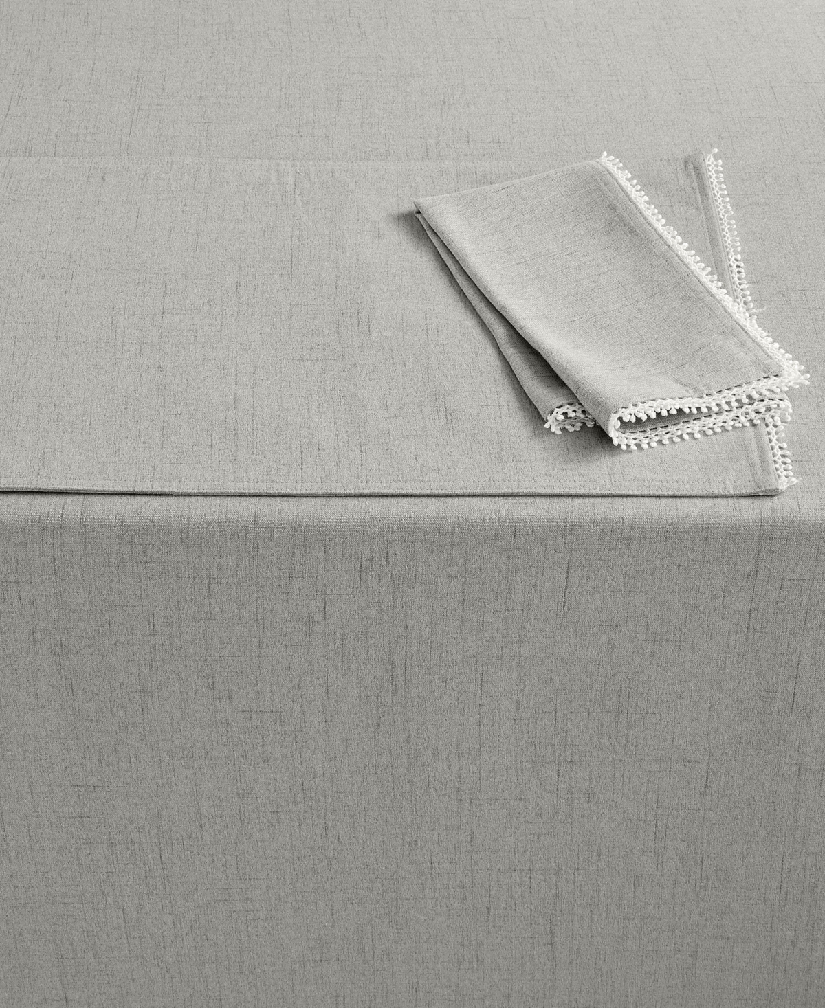 Click here for Lenox French Perle 60 x 102 Tablecloth - Dove Gray prices