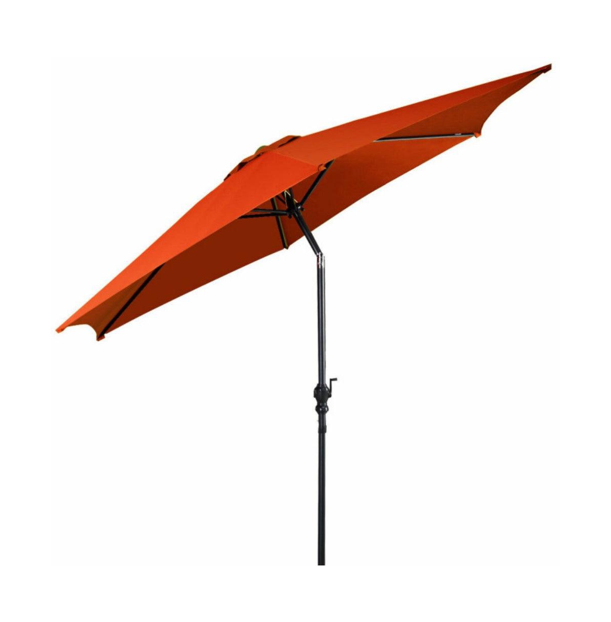 Click here for 9 feet Outdoor Market Patio Table Umbrella Push Bu... prices