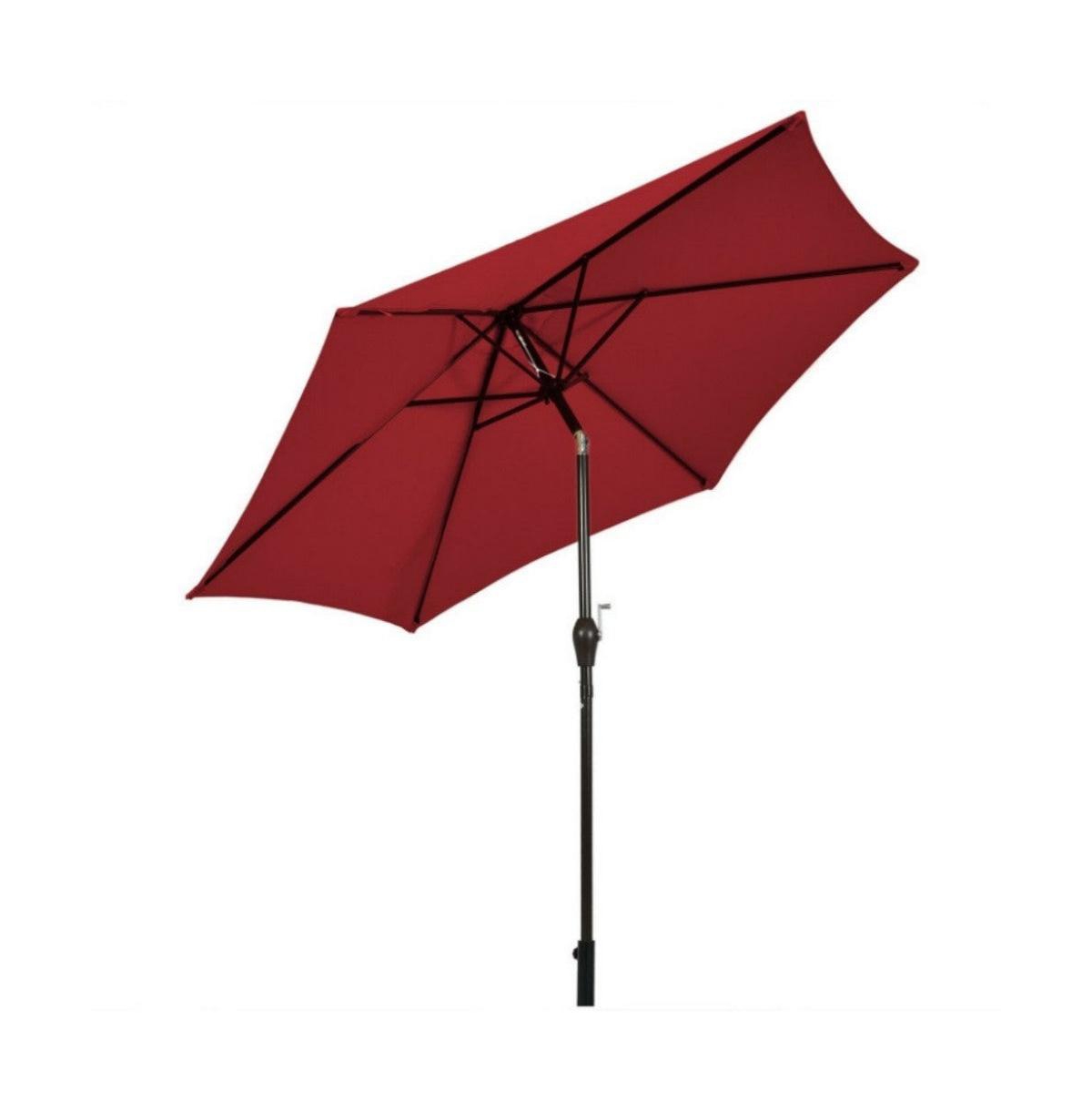 Click here for 9 feet Outdoor Market Patio Table Umbrella Push Bu... prices