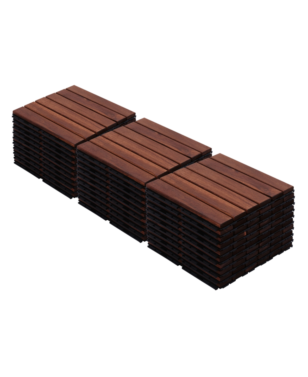 Click here for 30-Piece Acacia Wood Deck Tiles - 12" x 12&#x... prices