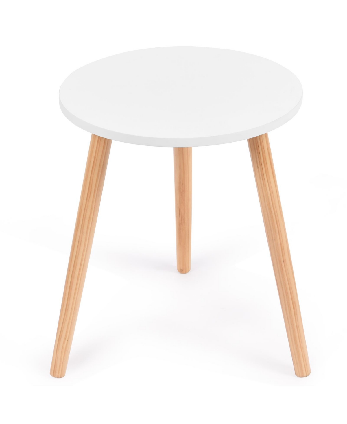 Click here for 16 Inch Modern Round Table - White prices
