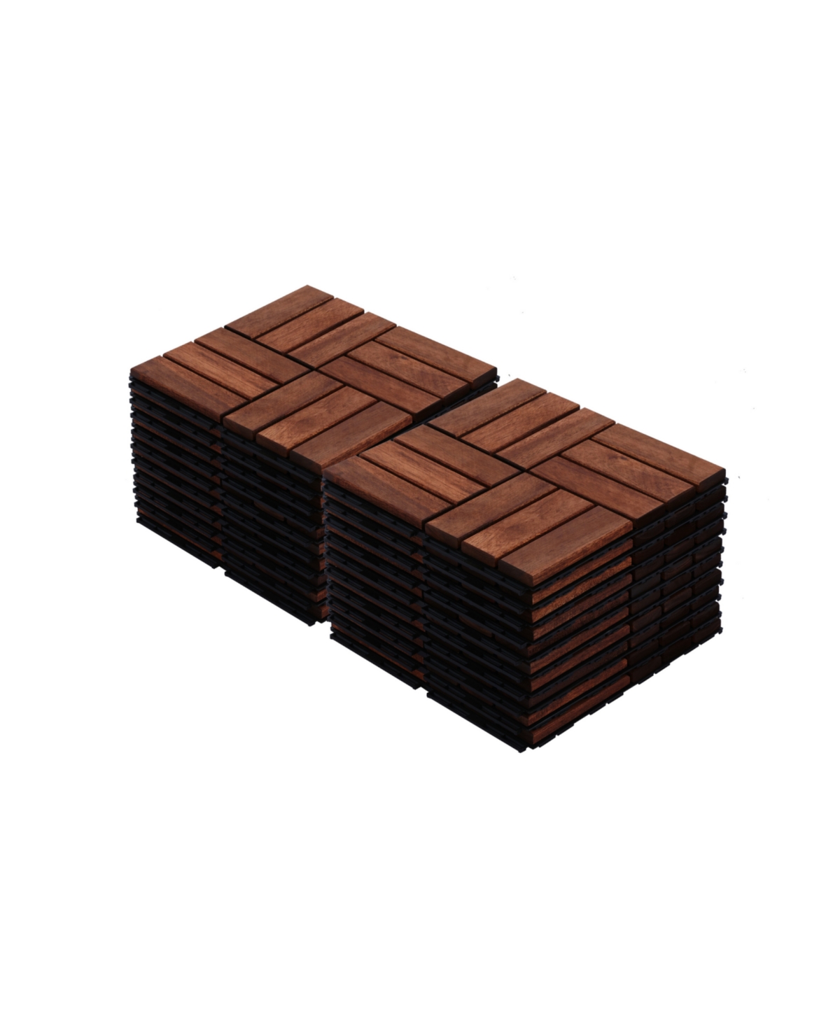 Click here for Acacia Wood Deck Tiles - Checker Pattern  20 Pcs -... prices