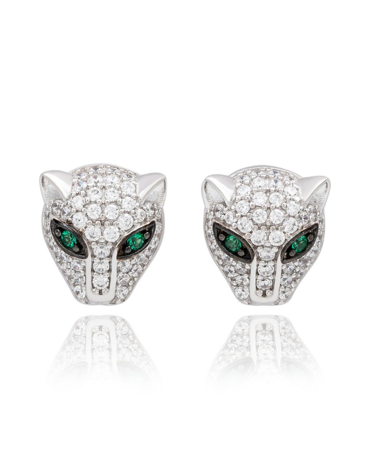 Click here for Suzy Levian Sterling Silver Cubic Zirconia Panther... prices