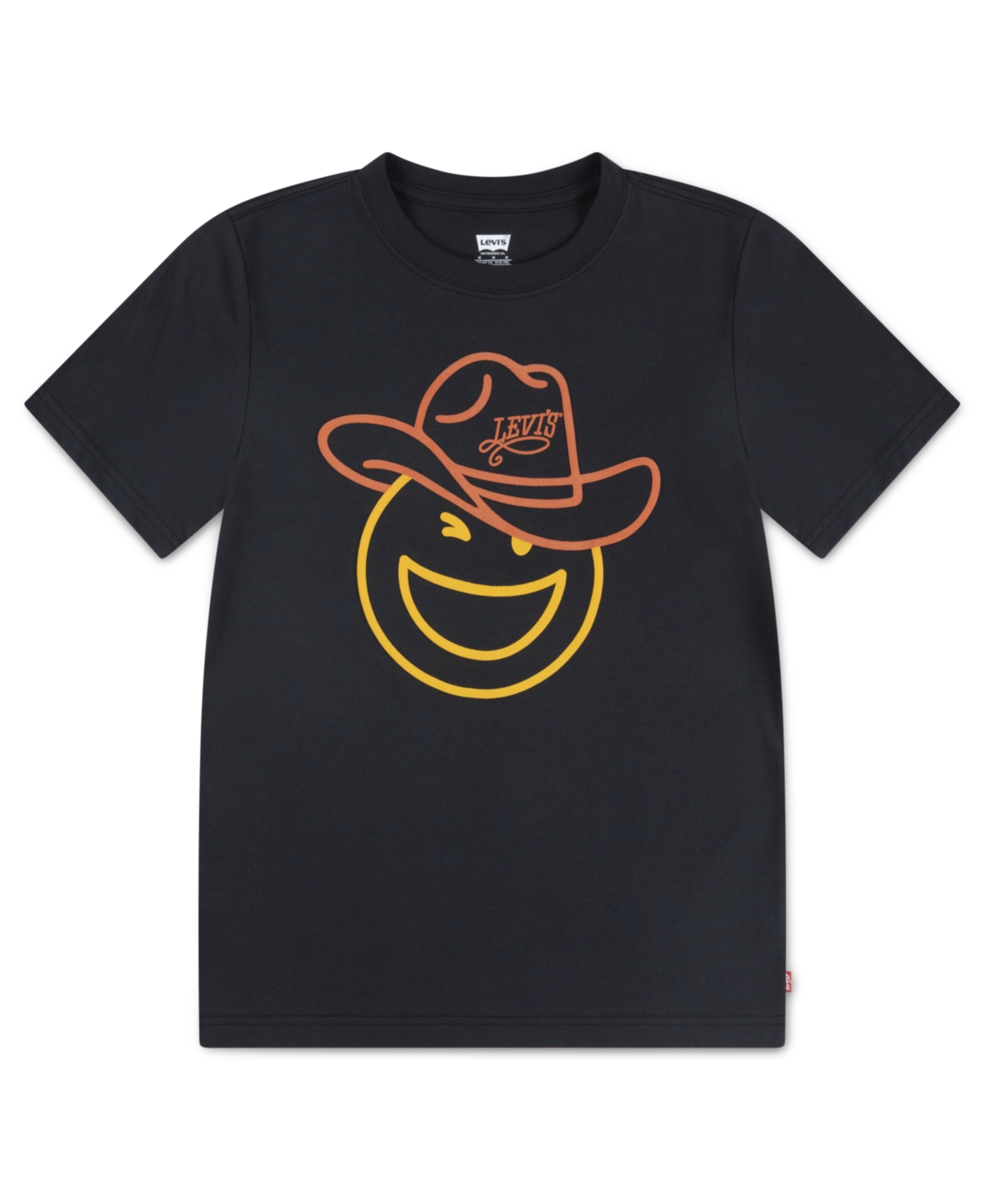 Click here for Levis Big Boys All Smiles T-Shirt - Jet Black prices