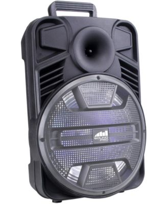 Portable 12" 3,000 Watt Bluetooth Party Speaker with Disco Light - Macy's