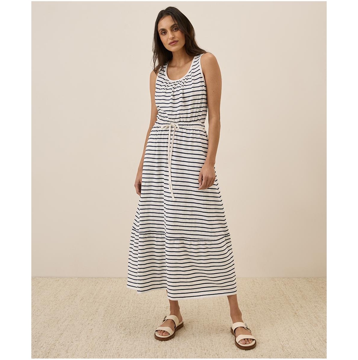 Click here for Pact Womens Organic Cotton Relaxed Slub Tank Maxi... prices
