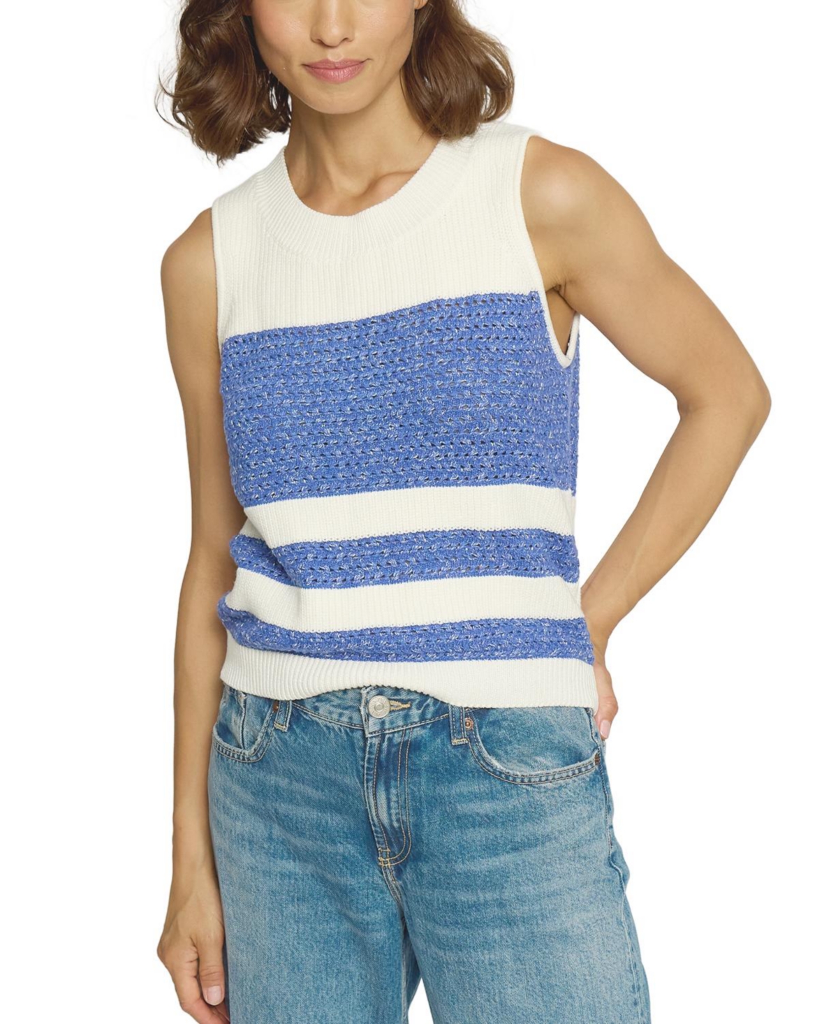 Click here for Central Park West Womens Chunky Novelty Shell Top... prices