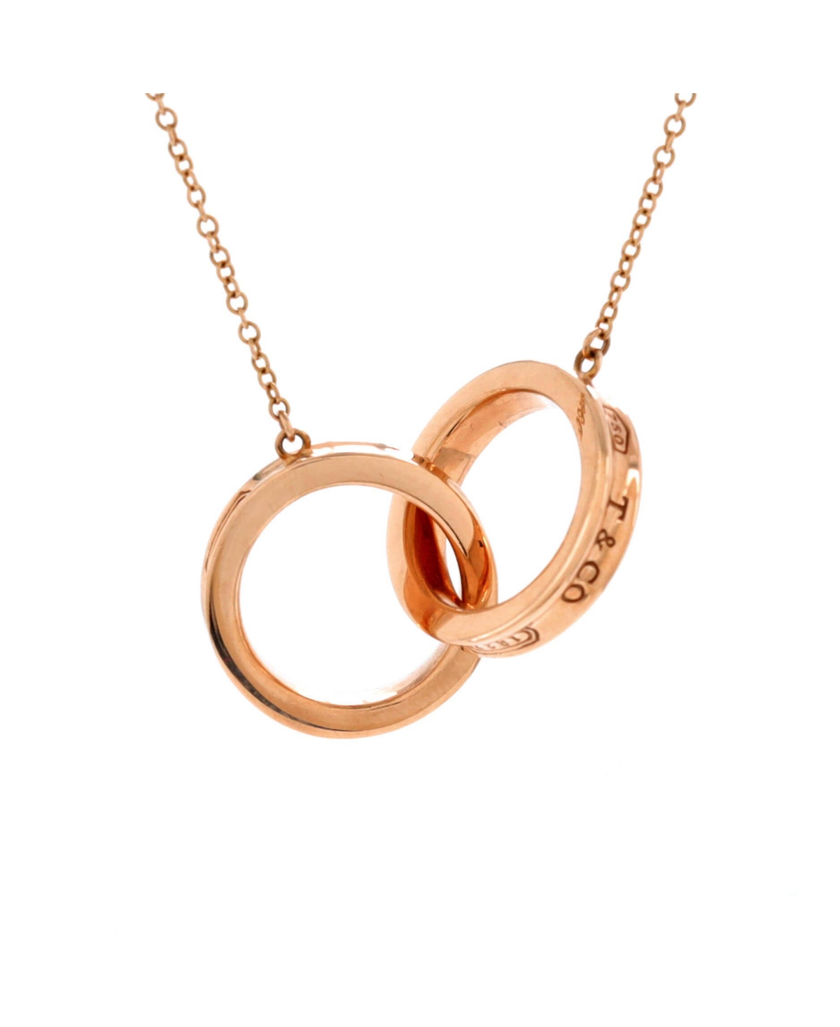Click here for Pre-Owned Tiffany & Co. Small 1837 Interlocking Ci... prices