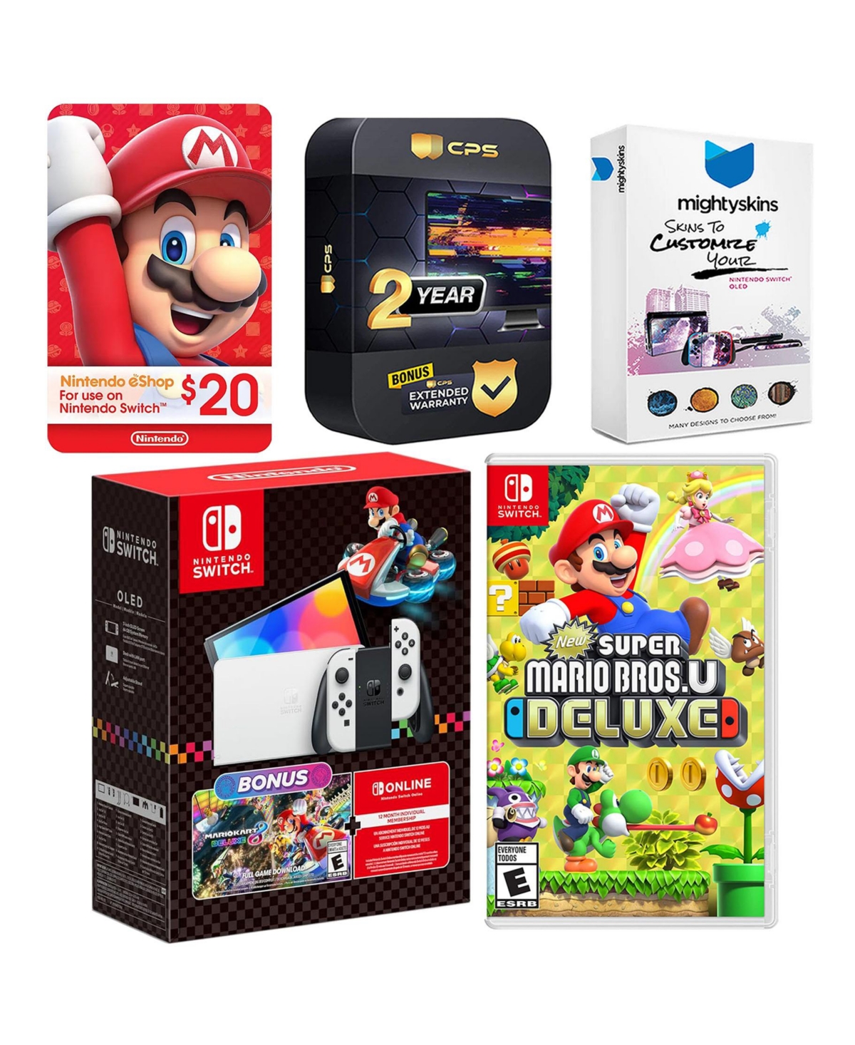 Click here for Nintendo Switch Oled Console Mario Kart 8 Bundle w... prices