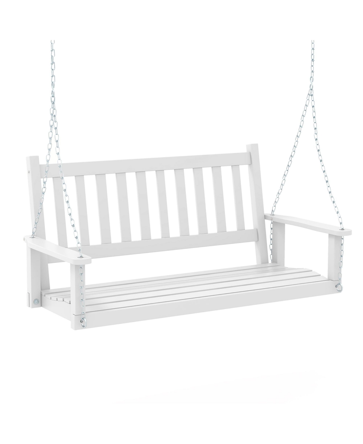 Click here for Gymax Wooden Porch Swing 2-Person Hanging Swing Ch... prices