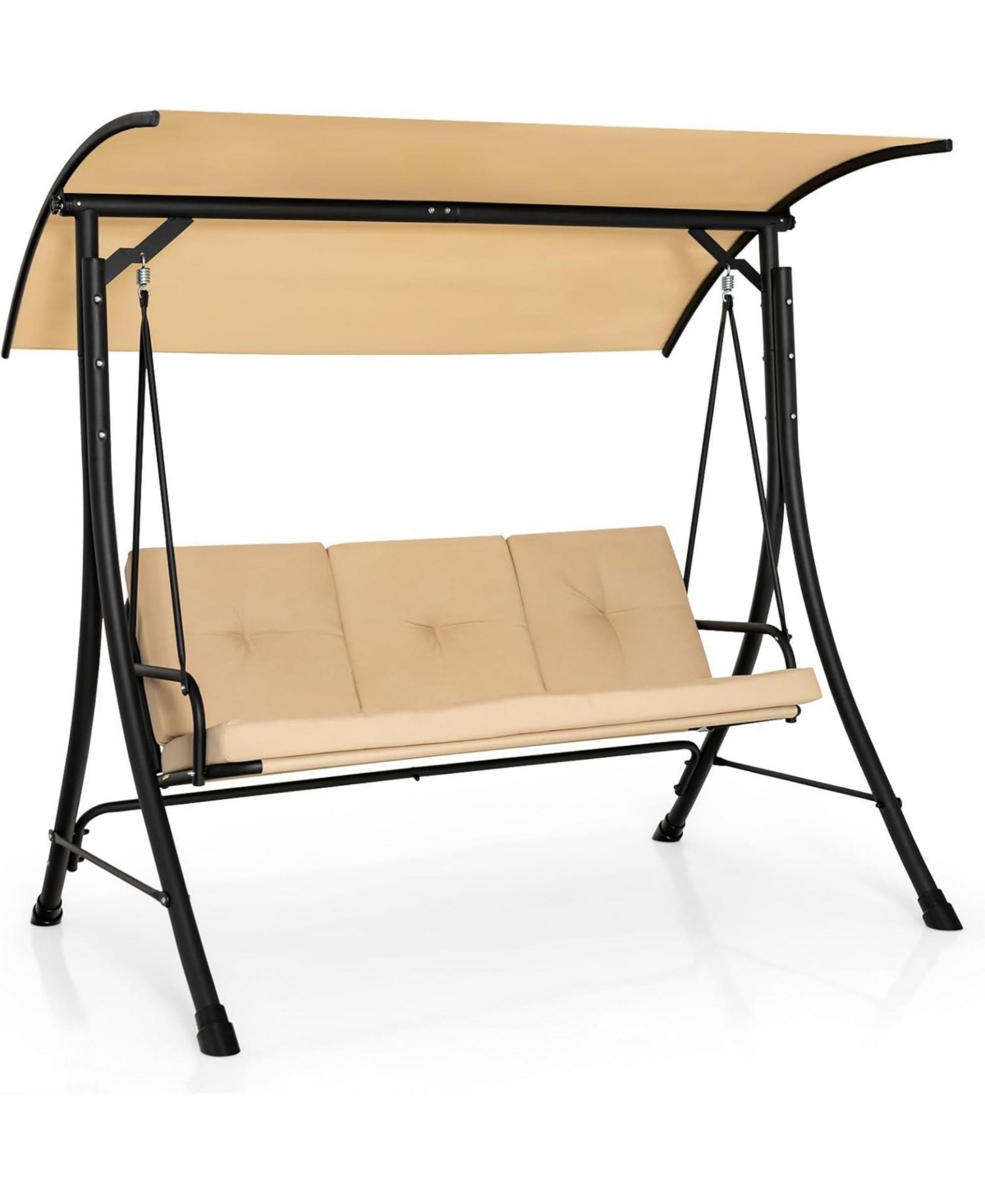 Click here for Gymax 3 Person Patio Porch Swing Outdoor Swing Cha... prices