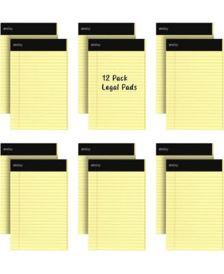 Jr. Legal pad, Small Note Pads Legal Ruled Writing Pad. Perforated Edge ...