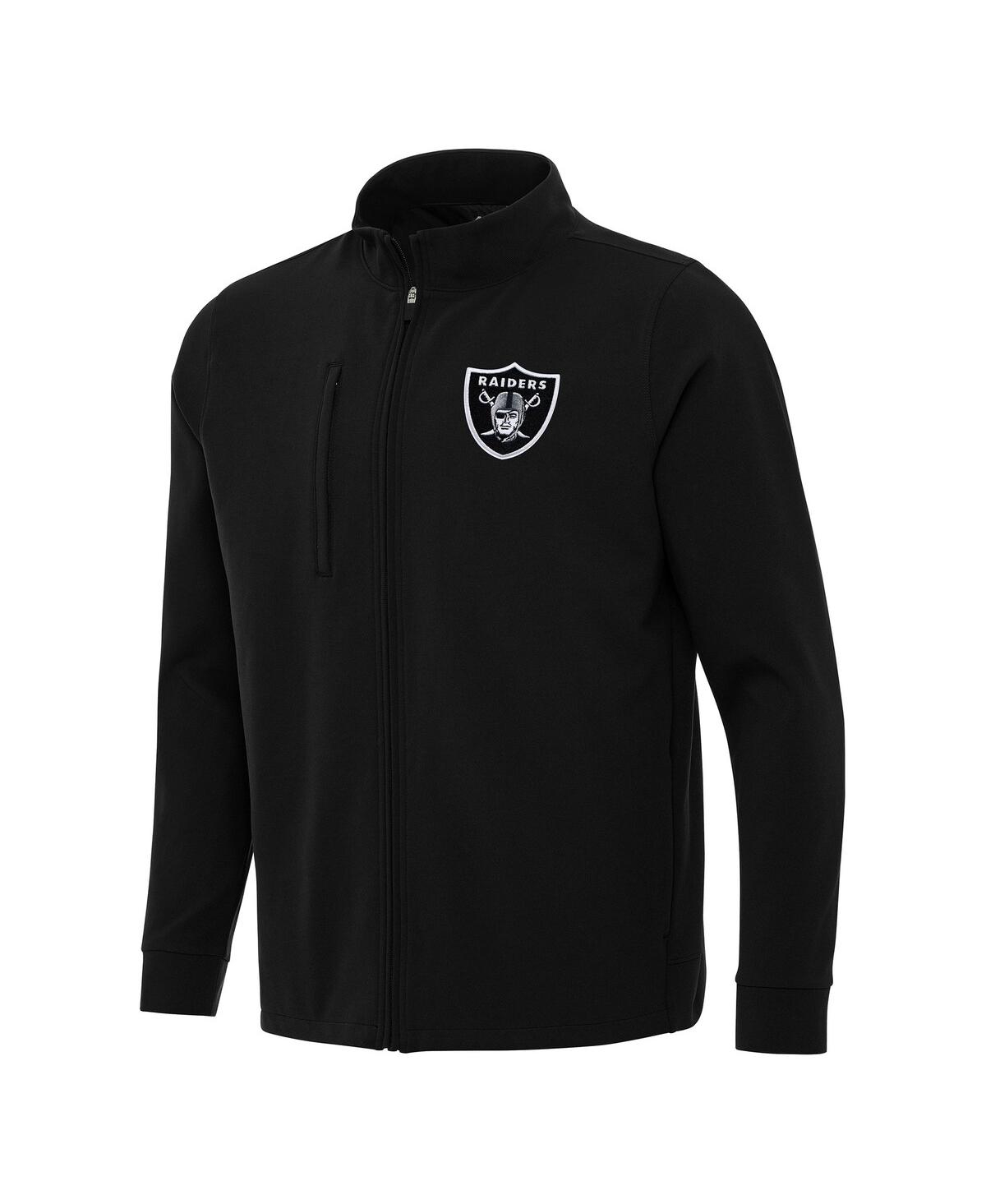 Click here for Antigua Mens Black Las Vegas Raiders Regard Full-Z... prices