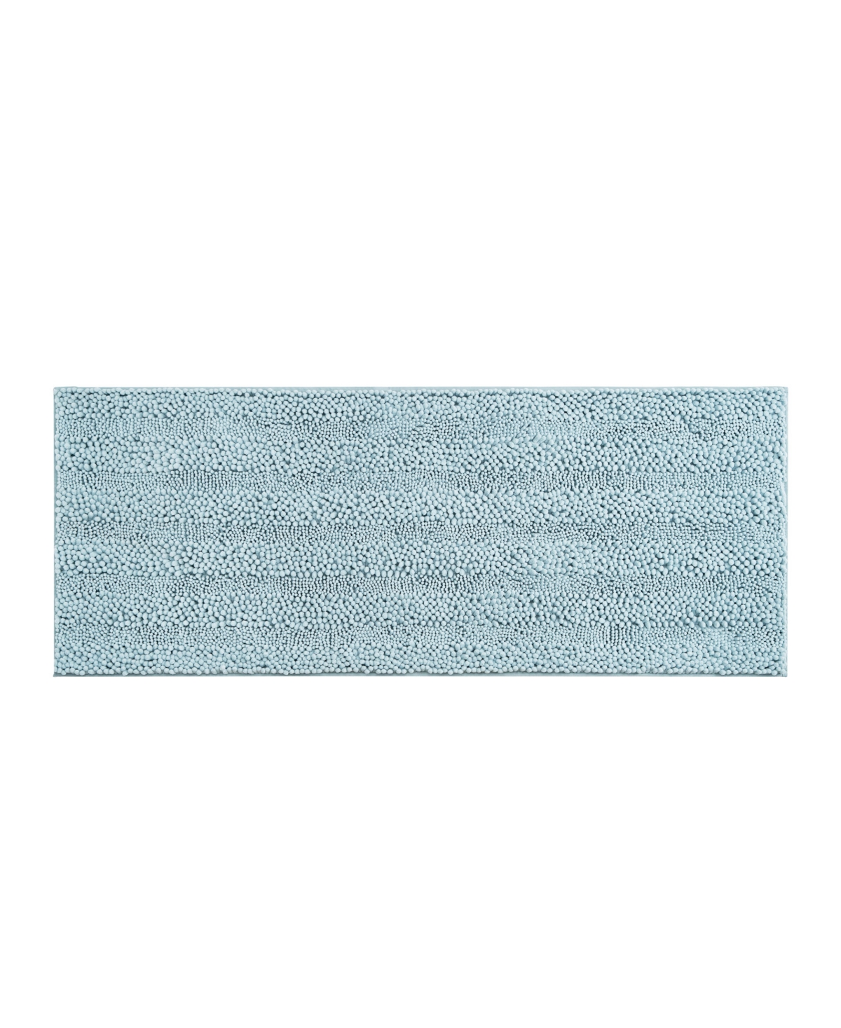 Click here for Laura Ashley Astor Chenille Bath Mat  24 x 60 - Aq... prices