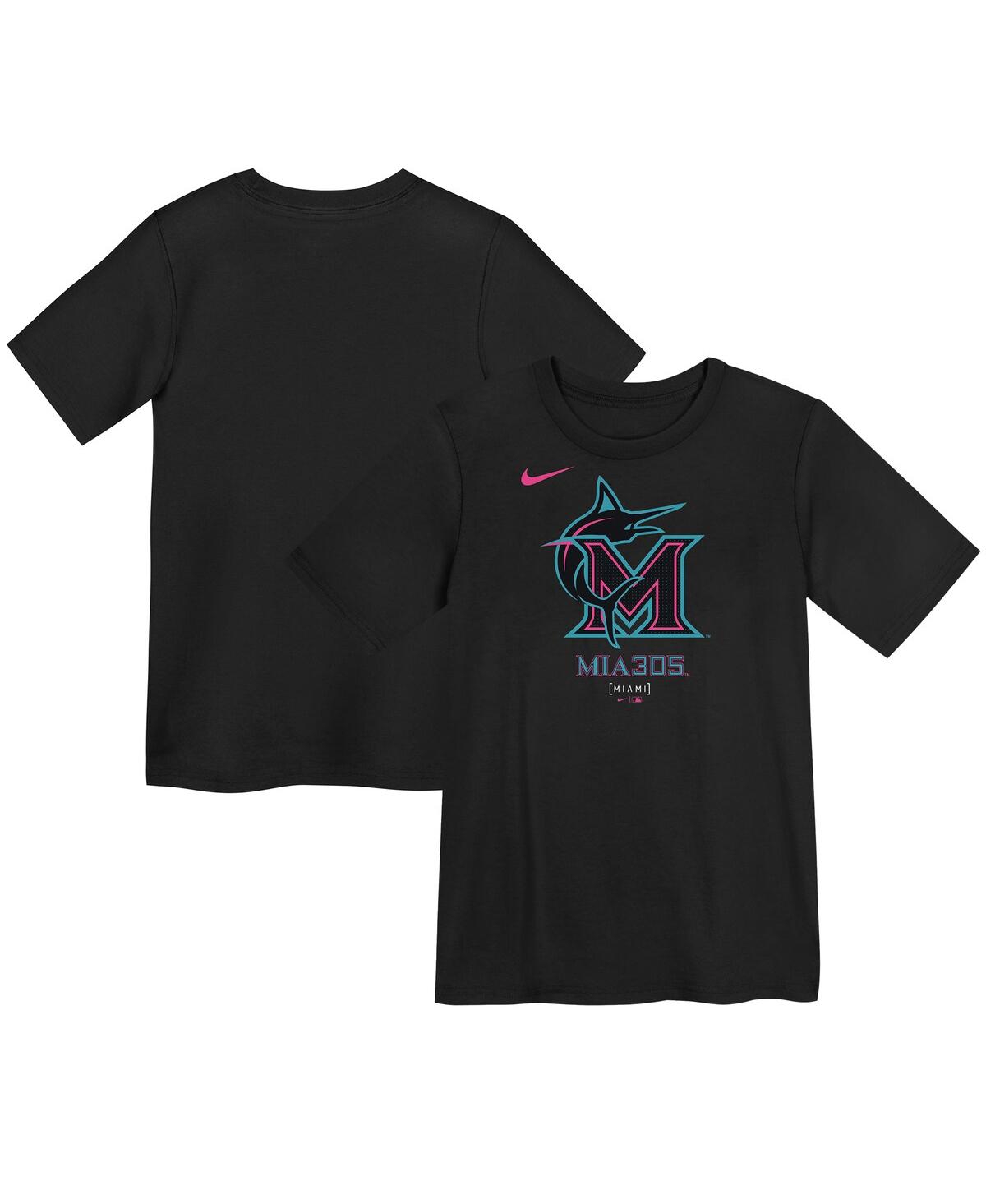Click here for Nike Little Boys and Girls Black Miami Marlins 202... prices