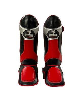 Invincible Shin & Instep - Premium Synthetic Leather Shin Guards for ...