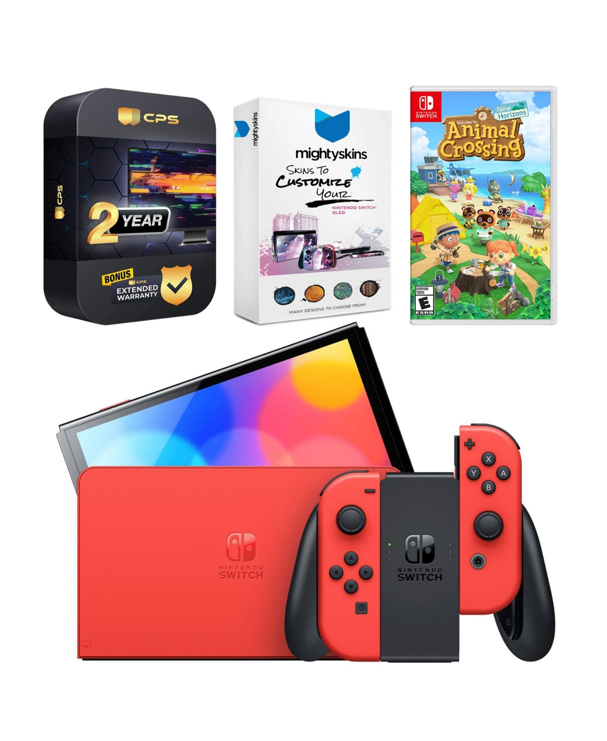 Click here for Nintendo Switch Oled Mario Red Edition with Animal... prices