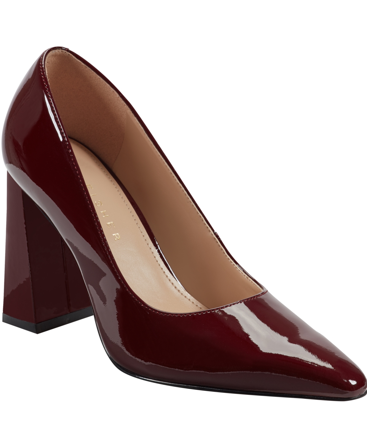 Click here for Marc Fisher Ltd Womens Minny Tapered Block Heel Pu... prices