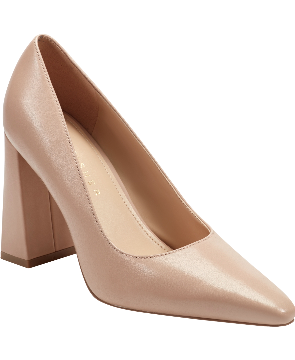 Click here for Marc Fisher Ltd Womens Minny Tapered Block Heel Pu... prices
