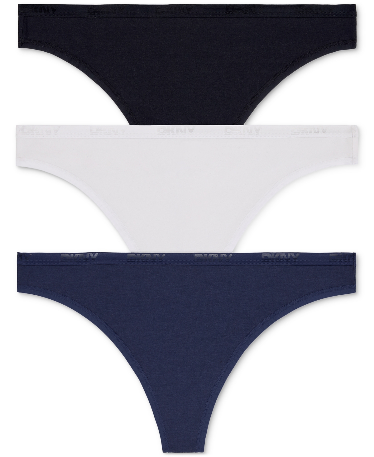 Click here for Dkny Womens Cotton Modal Thong 3 Pack- DK8461P3 -... prices