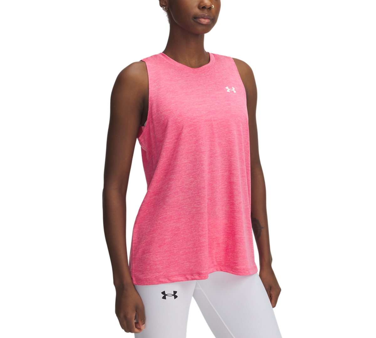 Click here for Under Armour Womens Tech Twist Tank - Super Pink prices