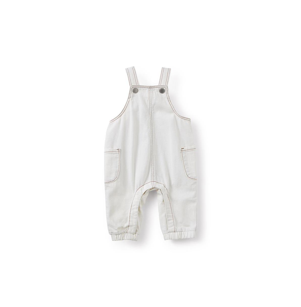 Click here for Cotton On Baby Boys Kairo Denim Overall - Ecru prices